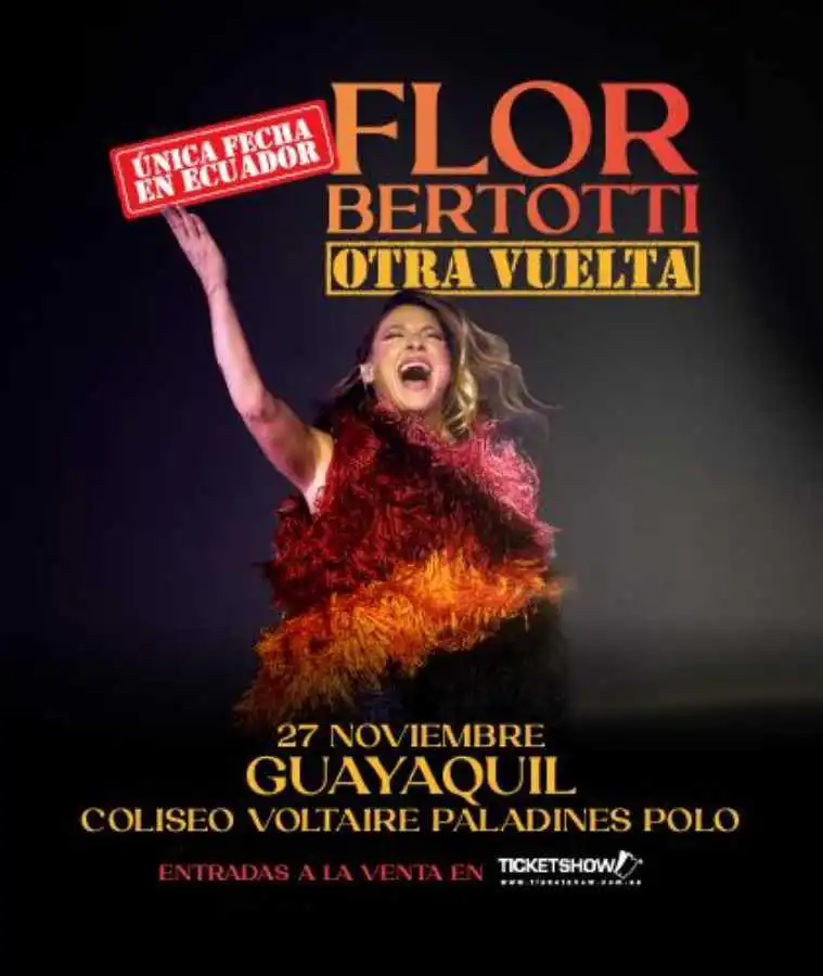 Flor Bertotti Deslumbra en Guayaquil con su Gira ‘Otra Vuelta Tour ...