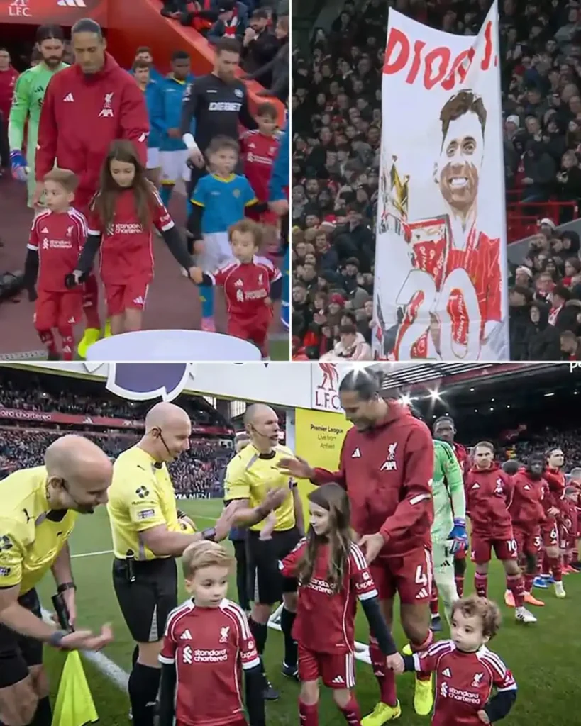 Emotivo homenaje a Diogo Jota en el partido Liverpool vs Wolverhampton ...