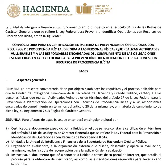 Certificación en Prevención de Recursos Ilícitos: Un Paso Crucial para ...