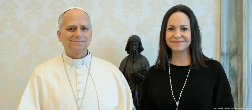 Visita de María Corina Machado al Papa: Un Llamado por la Libertad en ...